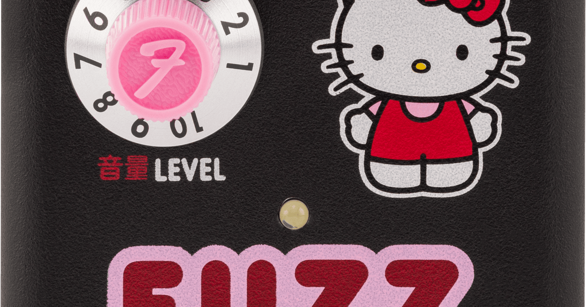 Fender® x Hello Kitty® Fuzz Pedal Black