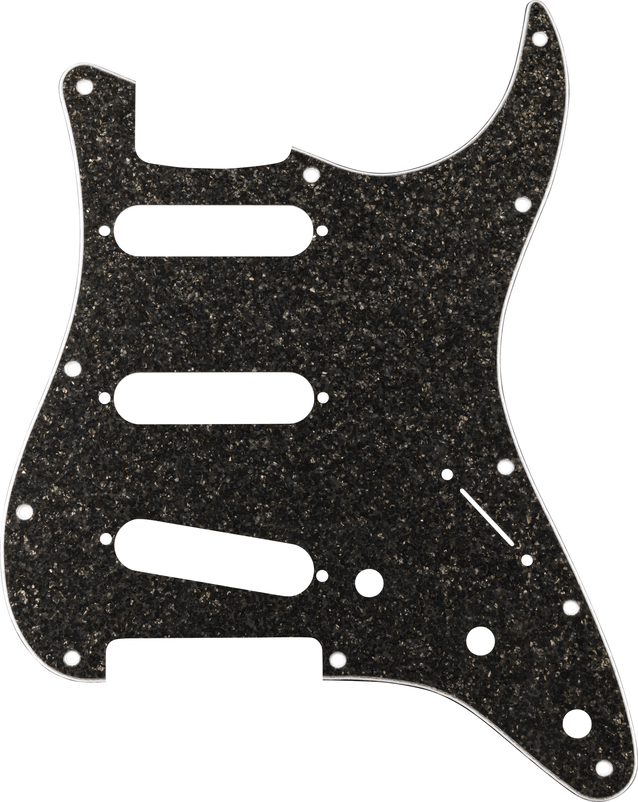 Hybrid Glass/Glitter Stratocaster® S/S/S Pickguards – Fender